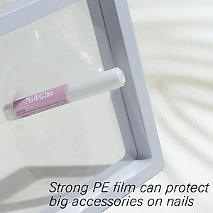 LIGHT RAIN Press on Nail Packaging Box, 3D Nail Storage Organizer and Display Holder Set, 4.3x4.3x0.8 inch, 14pcs