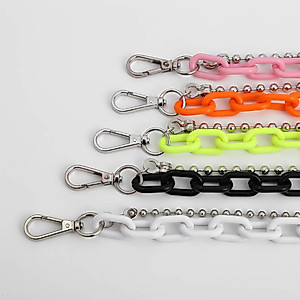 Generic 1PC Punk Pants Chain Metal Jeans Chain Geometric Hip- Hop Waist Belt Chain for Women and Men (Black)