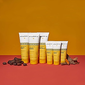 Alaffia Neem Turmeric Clarifying Shampoo and Conditioner - Gently Cleanse, Restore & Protect Hair while Moisturizing Scalp with Shea Butter, Tea Tree & Rosemary, Natural Mint, 2-8 fl oz Tubes