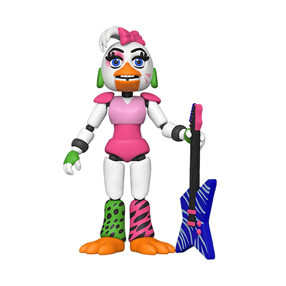 Funko Action Figures! Set of 5 - Five Nights at Freddy's - Security Breach - Pizzaplex - Glamrock Chica, Glamrock Freddy, Montgomery Gator, Roxanne Wolf and Vanny