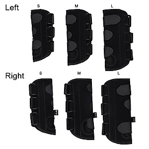 Sonew Wrist Support Brace with Splint Adjustable Wrist Brace Hand Support Arm Strap Breathable for Injuries to Carpal Tunnel, Arthritis Recovery And Sprains(M-Right)