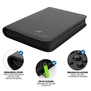 Trading Card Binder for Cards, 9 Pocket Pokemon Card Binder, 504 Side Loading Sports Card Binder, Card Collection Binder, Yugioh Card Binder, MTG Binder, TCG Binder, Card Book Holder for Trading Cards