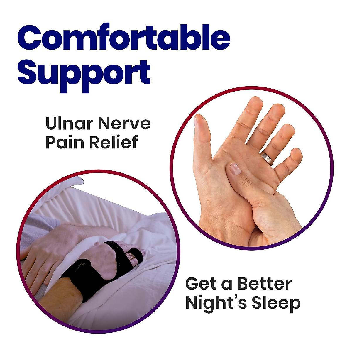 Metacarpal Finger Splint Hand Brace – Pinky Finger Splint For Boxer Fractures, Broken Ring, Little Finger Cast, Trigger Finger Immobilizer Straightener, Ulnar Gutter Splint Support Right - Small/Med