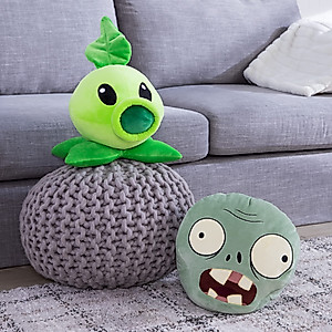 Club Mocchi-Mocchi- Plants Vs Zombies Plush — Plant Peashooter — Squishy Collectible Plushies — 15 Inch
