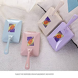 Greewen Double Hand Brush Head Table Mat Plastic Brush Sweeper Crumbs Dirt Cleaner, Random