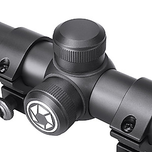Barska AC10380 Plinker-22 Scope 3-9x32 30/30 Reticle with Rings , Black