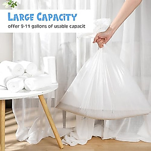 Yeaqee 200 Pcs Waste Drawer Liners Compatible with Litter-Robot Models, 9-11 Gallons Liner Bags Replacement Liner Bags Cat Litter Bags Compatible with Litter-Robot 3 and 4 for Cat Odors