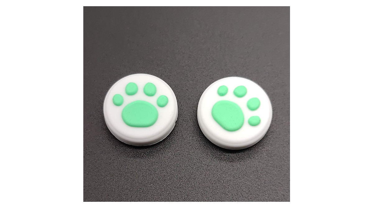 2 x Silicone Analog Controller Thumb Stick Joystick Grips Cap for ...