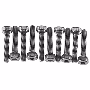 Axial AXA015 Cap Head Screws (10-Piece), 2x10mm, Black Oxide