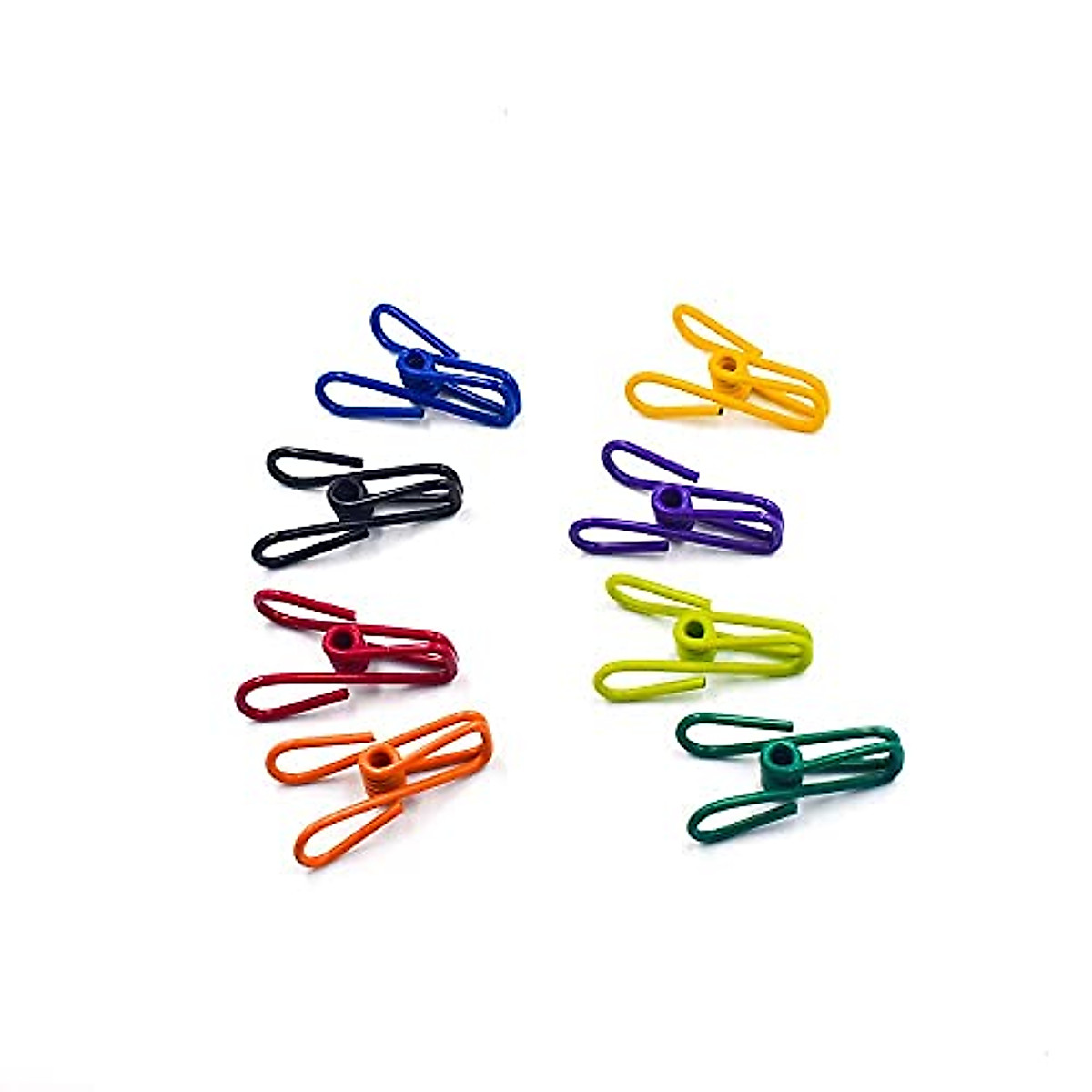Chip Clips, Utility PVC-Coated Steel Clip for Food Package, Chips Bag, Clothes, Parper, Pack of 16, 2 Inch