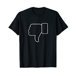 Thumbs Down, Funny, Jokes, Sarcastic T-Shirt