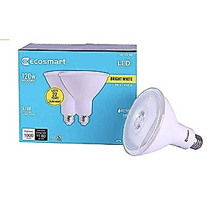 EcoSmart 120W Equivalent Bright White PAR38 Dimmable LED Flood Light Bulb (2-Pack)