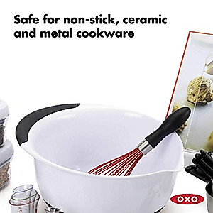 OXO Good Grips 11-Inch Silicone Balloon Whisk - Red