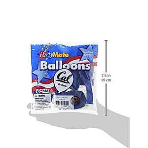 Pioneer Balloon Company 10 Count University of California Latex Balloon, 11", Multicolor
