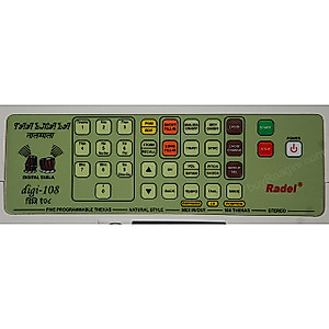 Electronic Tabla - RADEL Taalmala - Digi 108, Electronic Tabla and Manjira - Tabla Sampler, DJ Tabla Sound Machine, Instruction Manual, Power Cord, Bag (PDI-AAF)