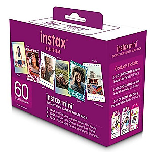 Fujifilm Instax Mini Variety Film Value Pack 60 Count