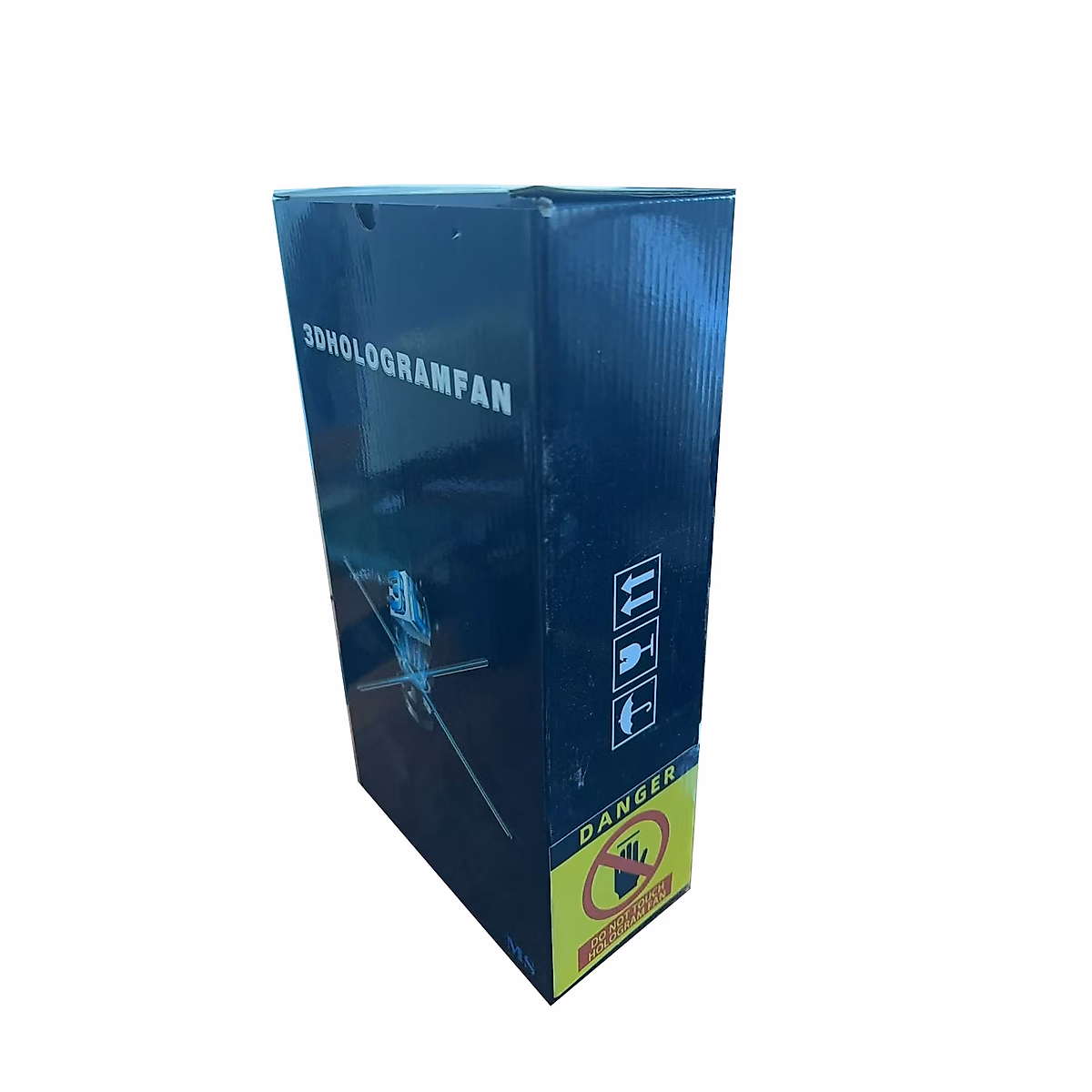 3D Hologram Fan WiFi Projector with 700 Video Library, Tabletop Holographic LED Ceiling Skylight Night Light for Halloween, Shop, Bar,Casino, Party Advertising Display 18.1 inch Missyou