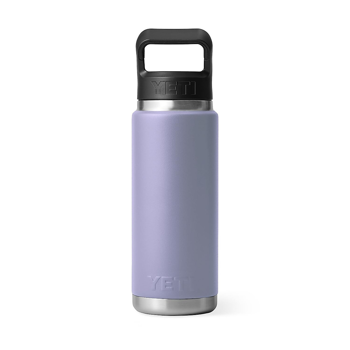 YETI Rambler 26 oz Bottle, Vacuum Insulated, Stainless Steel with Straw Cap, Cosmic Lilac