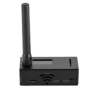 Assembled MMDVM Hotspot - Support DMR, DSTAR, P25 and System Combination Communications - Organic LED Display Screen,SMA Detachable Antenna,Support 420-450MHz UHF (Black)