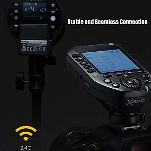 Godox XProII XProII-C XProIIC Trigger w/2×Godox X1R-C Receiver for Canon, Godox Flash Wireless Transmitter TTL 2.4G HSS 1/8000S Bluetooth Connection, Large Screen Trigger for Canon EOS Cameras