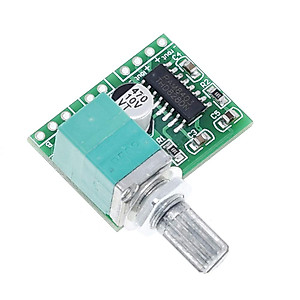 DAOKI 6PCS PAM8403 3W+3W Digital Power Amplifier Board DC 5V Dual Channel Stereo Power Amplifier Module with Volume Control Potentionmeter with 6PCS Knob Cap, 3PCS 3.5mm Audio Jack Cable