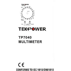 Tekpower TP7040 20-Range AC/DC Analog Multimeter General Purpose with High Accuracy and Well Built Details, Strong Needle