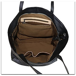 Genuine Leather Handbag Bag for Women Vintage Leather Shoulder Bag Purse Handmade Tote Bag Crossbody Pouch (Darkgrey)