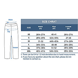 Little Donkey Andy Women's Lightweight Waterproof Rain Pants Breathable Hiking Pants for Outdoor Fishing Black XS