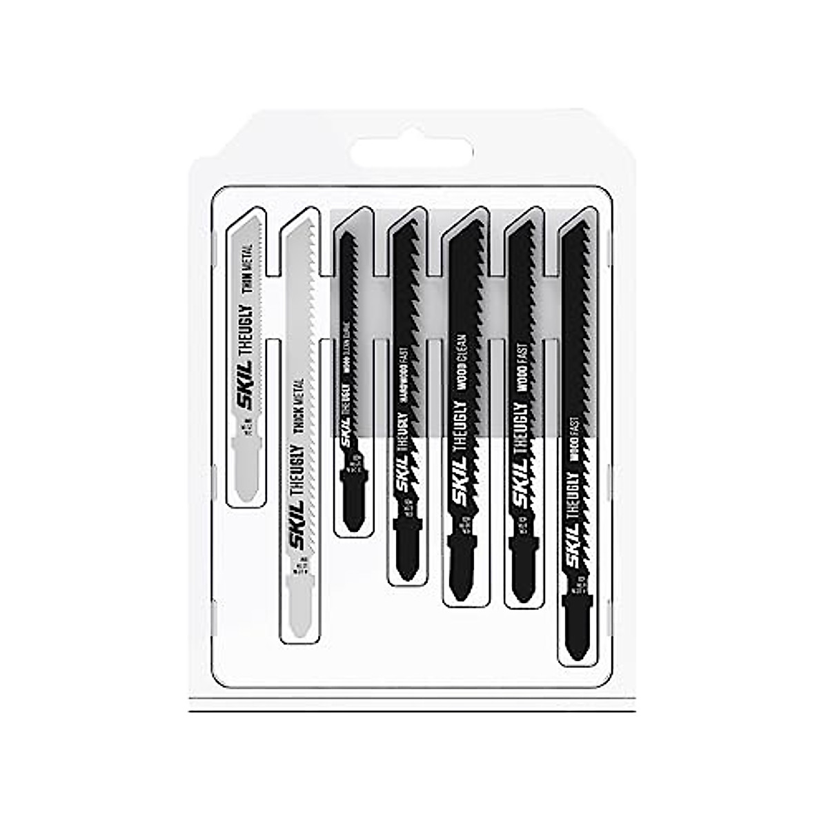 SKIL 21 Pc All-Purpose T-Shank Jig Saw Blade Set for SKIL Jig Saws JS314901/ JS313101/ JS820302/ JS820202/ JS5833A-10 - JSB2000