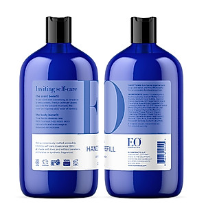 EO Liquid Hand Soap Refill, 32 Ounce (Pack of 2), French Lavender, Organic Plant-Based Gentle Cleanser with Pure Essential Oils