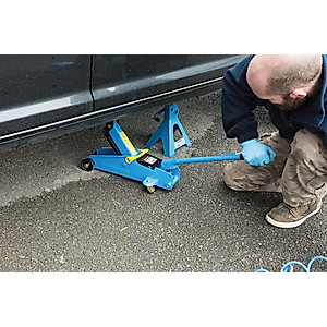 Silverline 633935 Hydraulic Trolley Jack 2 Tonne , Blue