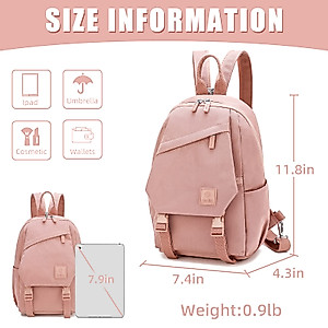 Vendra Moka Mini Waterproof Backpack Purse for Women and Men,Small Travel Daypack