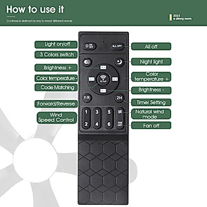 Kviflon Ceiling Fans with Lights and Remote/APP Control, 30 inch Low Profile Ceiling Fans with 5 Reversible Blades 3 Colors Dimmable 6 Speeds Ceiling Fan for Bedroom Kids Room Dining Room, Black