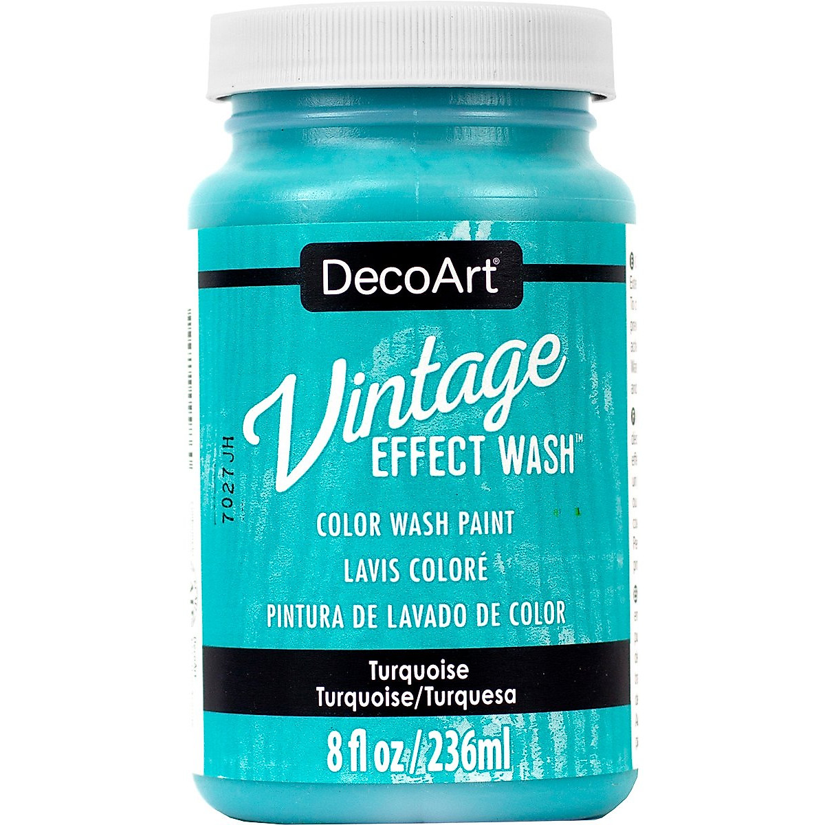 Decoart Vintage Effect Wash 8oz Turquoise, 8 Fl Oz (Pack of 1), Blue