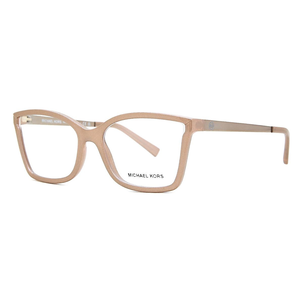 Michael Kors MK 4058 3919 Blush Camel Pearlized Plastic Cat-Eye Eyeglasses 54mm