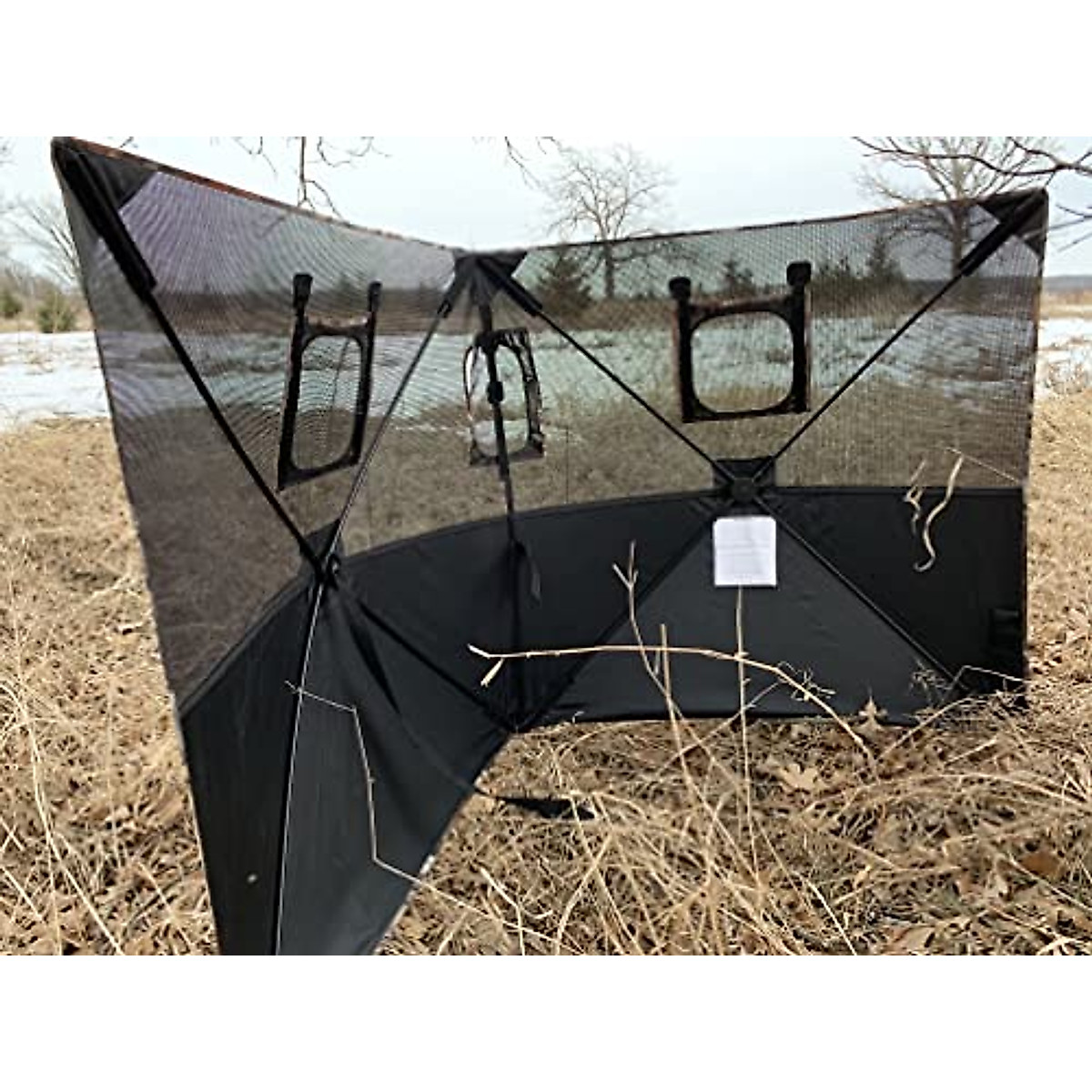 VENATIC Cloak Lite, Portable Quick Setup Lightweight Camouflage Pop Up 2-Sided Ground Hunting Blind
