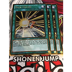Yugioh Mask Change PGL3-EN083 Gold Rare 1st Edition Gem-Mint x3! ^G#fbhre-h4 8rdsf-tg1327285