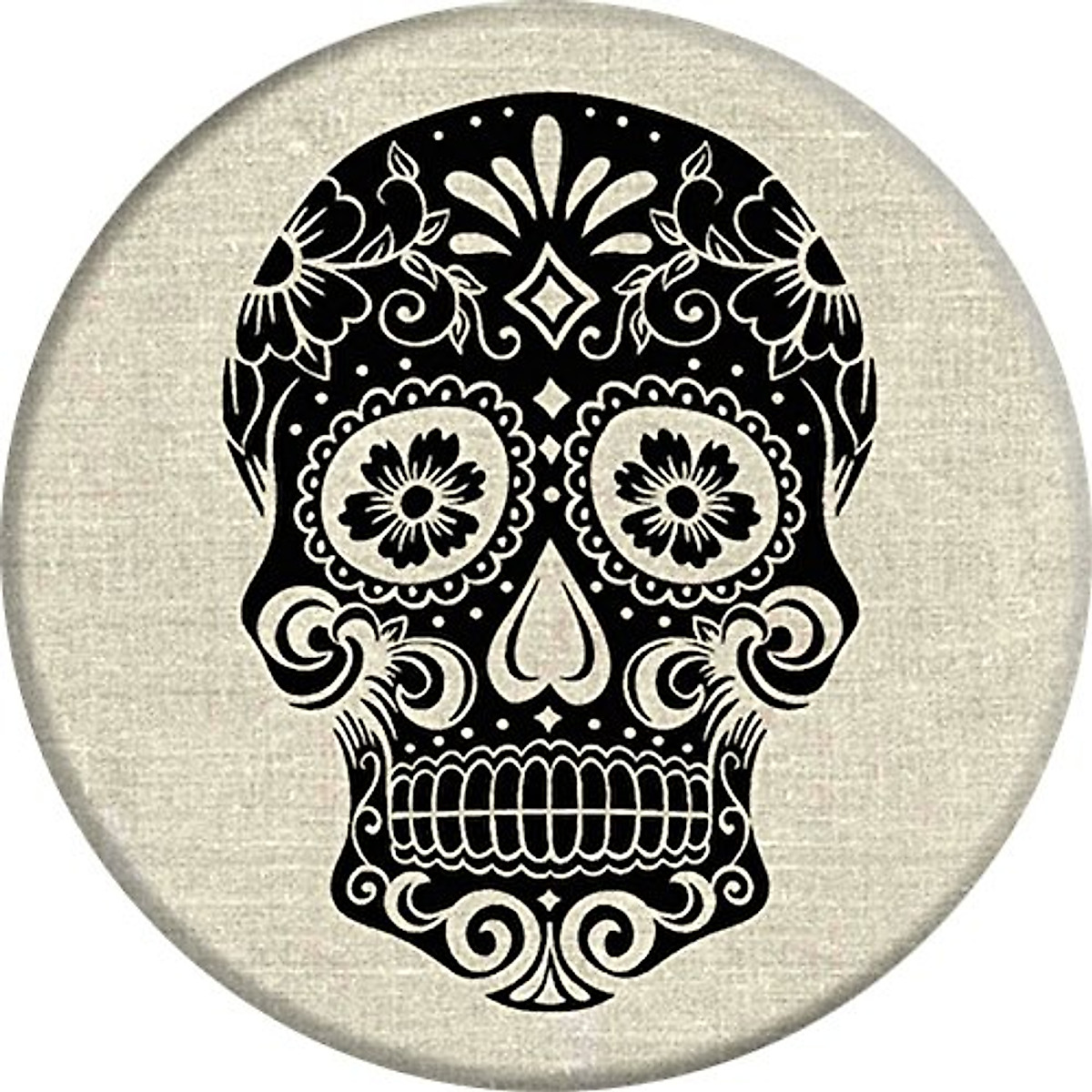 PopSockets: Collapsible Grip & Stand for Phones and Tablets - Sugarskull on Linen