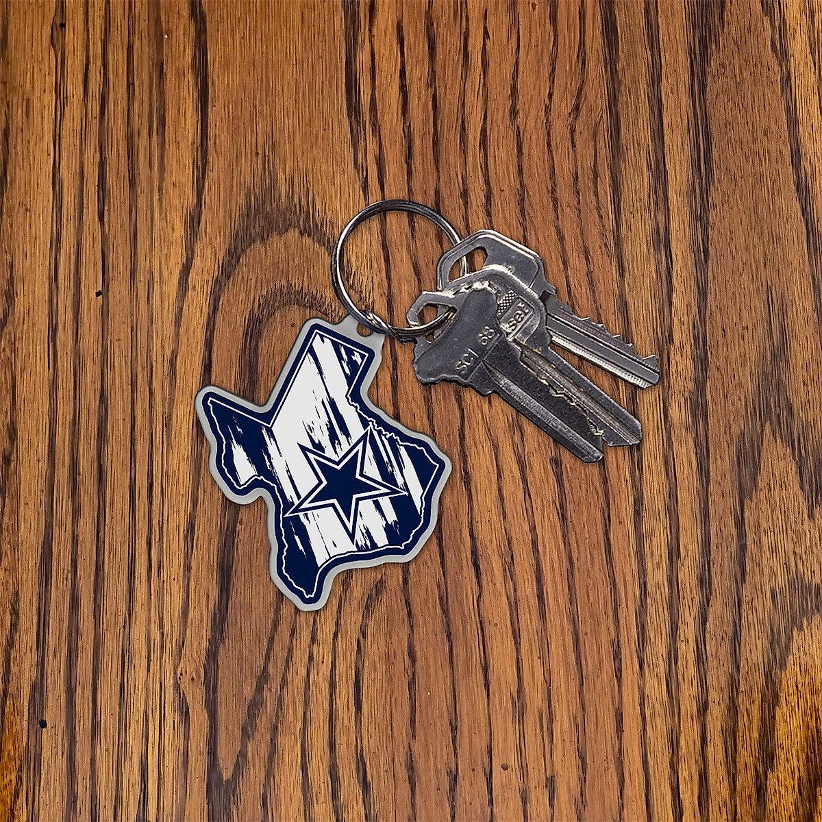 Rico Industries NBA Dallas Mavericks State Shape Keychain