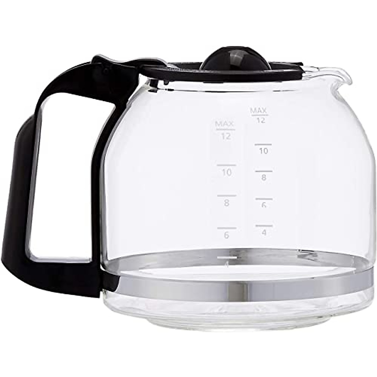 Nozaya 12-Cup Countertop Coffee Maker - for 8-10 People, Easy to Clean, Black