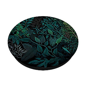 Floral Boho Foliage Flower Plant Nature Vegetation Flowery PopSockets Standard PopGrip