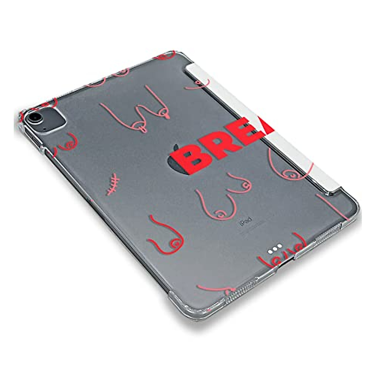 Cute Painted Breasts Art case Compatible with iPad Mini Air Pro 7.9 8.3 9.7 10.2 10.9 11 12.9 inch Pattern Cover New 2022 2021 Trifold Stand 3 4 5 6 7 8 9 Generation 579 (7.9" Mini 4/5)