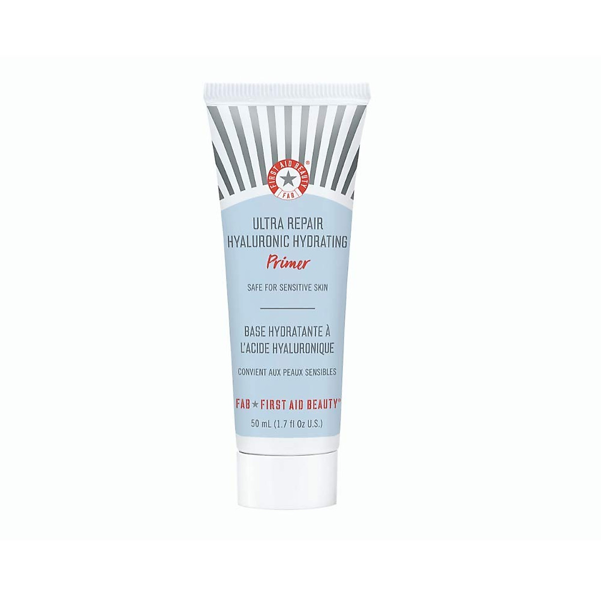 First Aid Beauty Ultra Repair Hyaluronic Hydrating Primer: Vegan Primer to Brighten and Hydrate Skin (1.7 oz)