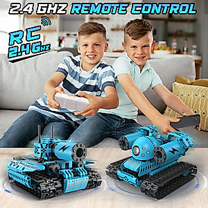 HOGOKIDS 5 in 1 RC Robot Building Set - APP & Remote Control Rechargeable Building Toys | Educational STEM Project for Kids Kit Gift for Boys Girls Age 6-12+ Year Old (444 PCs)