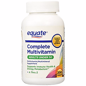 Equate - Complete Multivitamin Multimineral, 200 Tablets