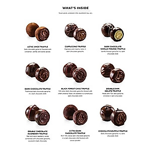 Godiva Chocolatier Dark Chocolate Truffles Assorted Chocolate Gift Box, 12 pc.