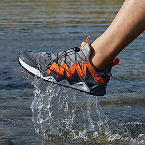 RAX Men's Quick Drying Slip-Resistent Aqua Water Hiking Shoes(10 US)