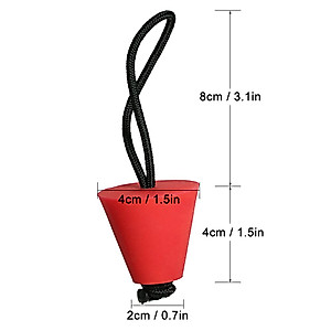 Lixada 4PCS Best Universal Kayak Scupper Plug Kit Kayak Scupper Plug Kit Canoe Drain Holes Stopper Bung