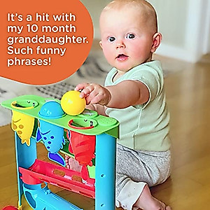 Move2Play, Feed The Fish, Interactive Toy for 1+ Year Olds, 6 to 12 Months, Baby Toy, 1 Year Old Birthday Gift For Boys & Girls, 9-12 Months, 6 7 8 9 10 12+ Months