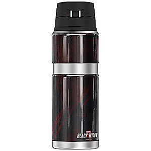 MARVEL - Black Widow THERMOS STAINLESS KING Stainless Steel Drink Bottle, Vacuum insulated & Double Wall, 24oz